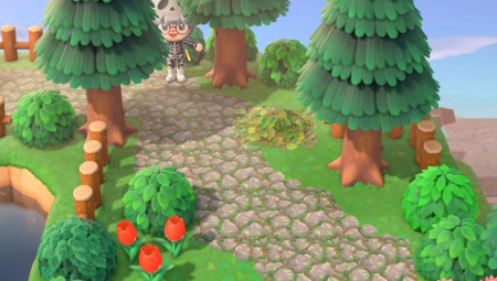 Motif Pierre moussue cobblestone | Animal Crossing New Horizons ...